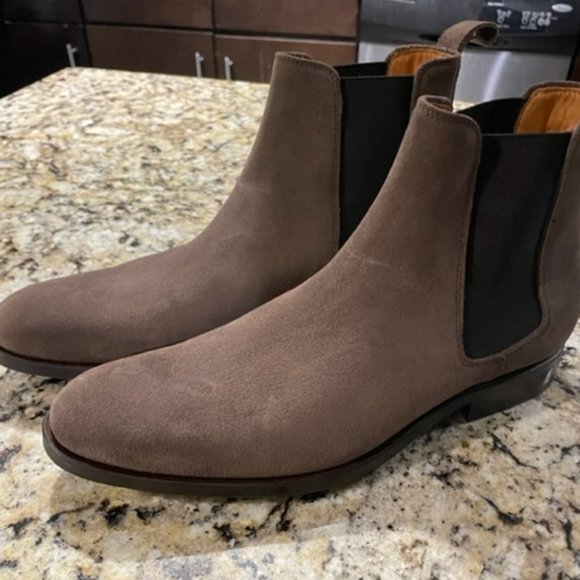 Bexley | Shoes | Bexley Chelsea Boots Light Taupe Suede | Poshmark